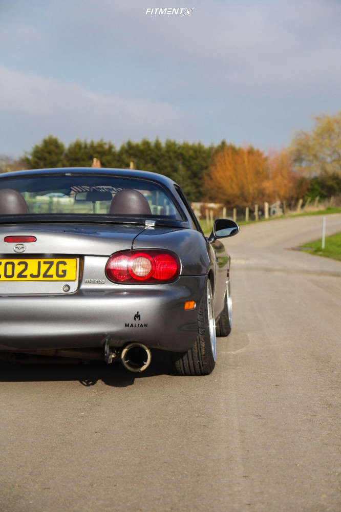 2002 Mazda MX-5 Miata Base with 16x8 Japan Racing Jr9 and Nankang ...