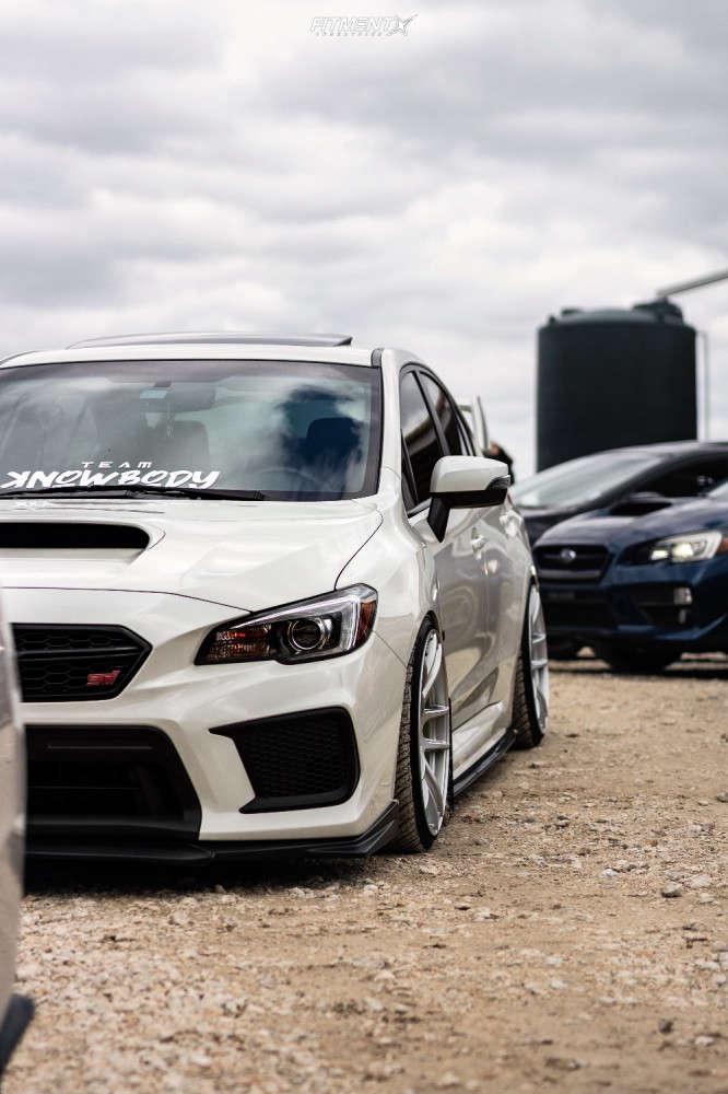 2018 Subaru WRX STI Limited with 19x9.5 ESR Cs8 and Venom Power 225x35 ...