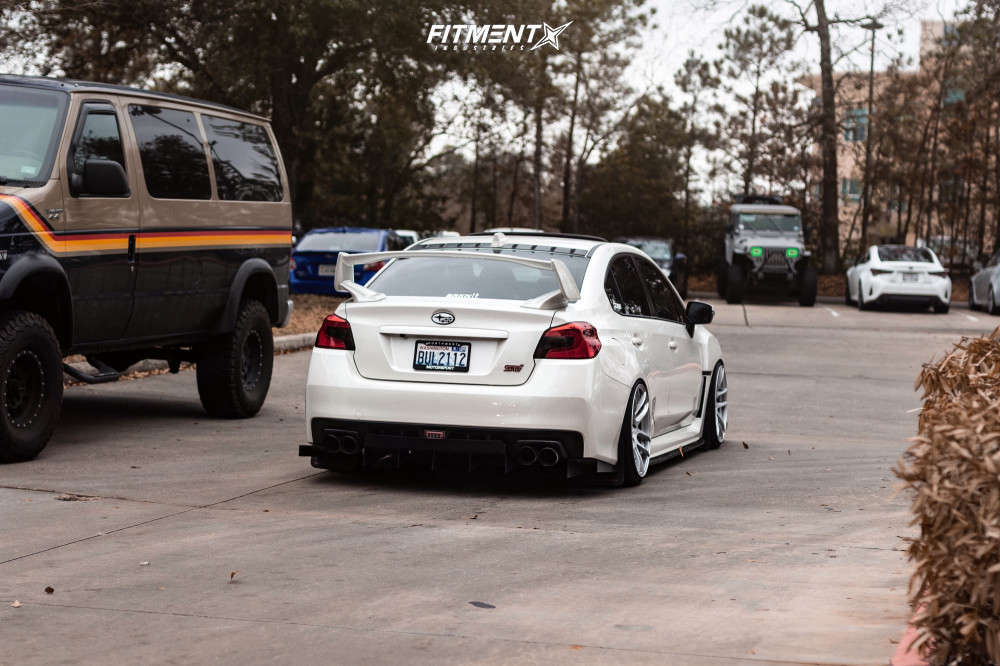 2018 Subaru WRX STI Limited with 19x9.5 ESR Cs8 and Venom Power 225x35 ...