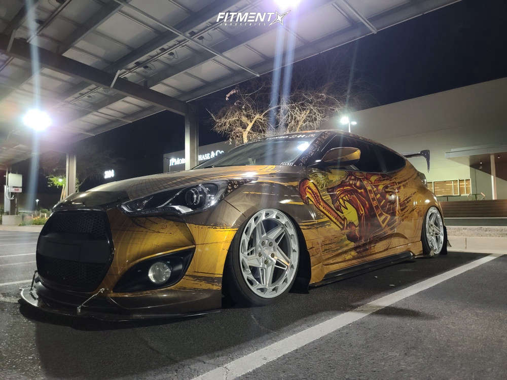 2016 Hyundai Veloster Rally Edition with 18x8.5 Regen5 R35 and Federal ...