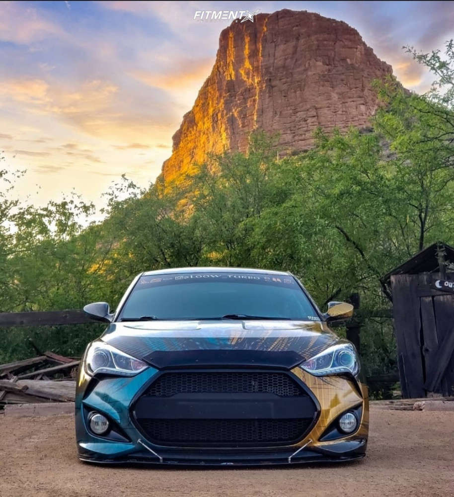 2016 Hyundai Veloster Rally Edition with 18x8.5 Regen5 R35 and Federal ...