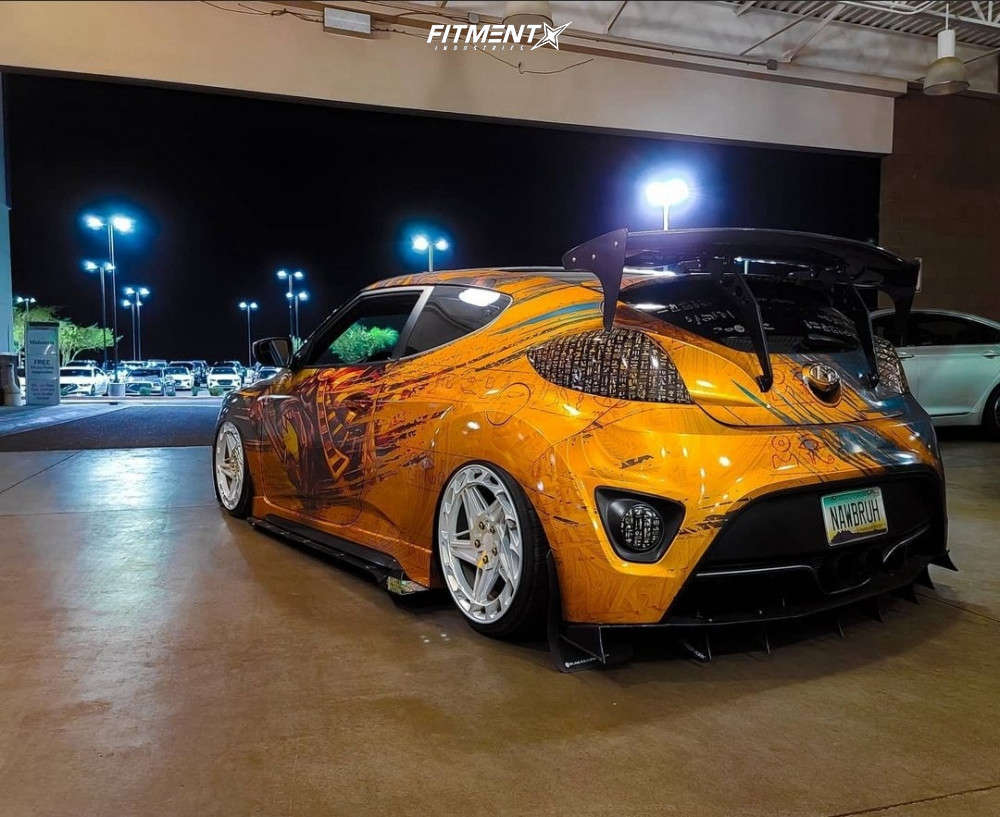2016 Hyundai Veloster Rally Edition with 18x8.5 Regen5 R35 and Federal ...