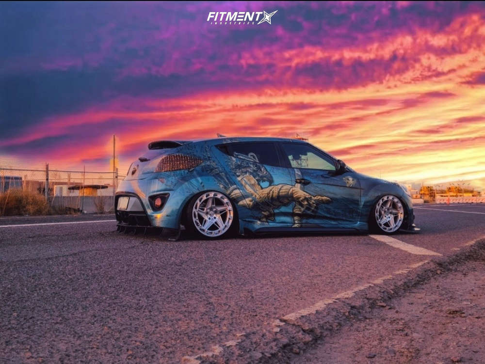 2016 Hyundai Veloster Rally Edition with 18x8.5 Regen5 R35 and Federal ...