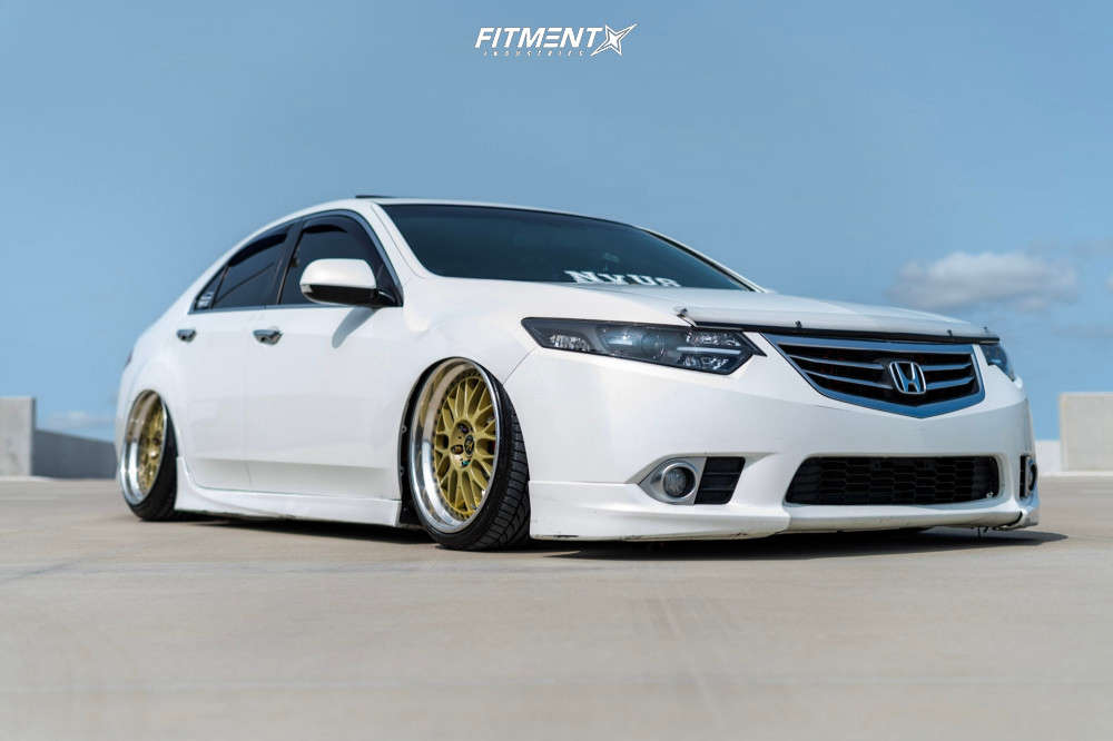 2014 Acura TSX Special Edition with 19x9.5 Work Vs Xx and Delinte ...