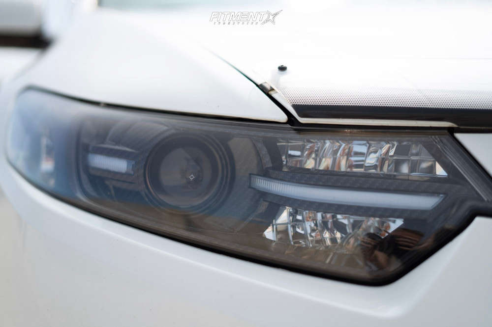 2014 Acura TSX Special Edition with 19x9.5 Work Vs Xx and Delinte ...