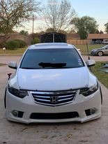 2014 Acura TSX Special Edition with 19x9.5 Work Vs Xx and Delinte ...