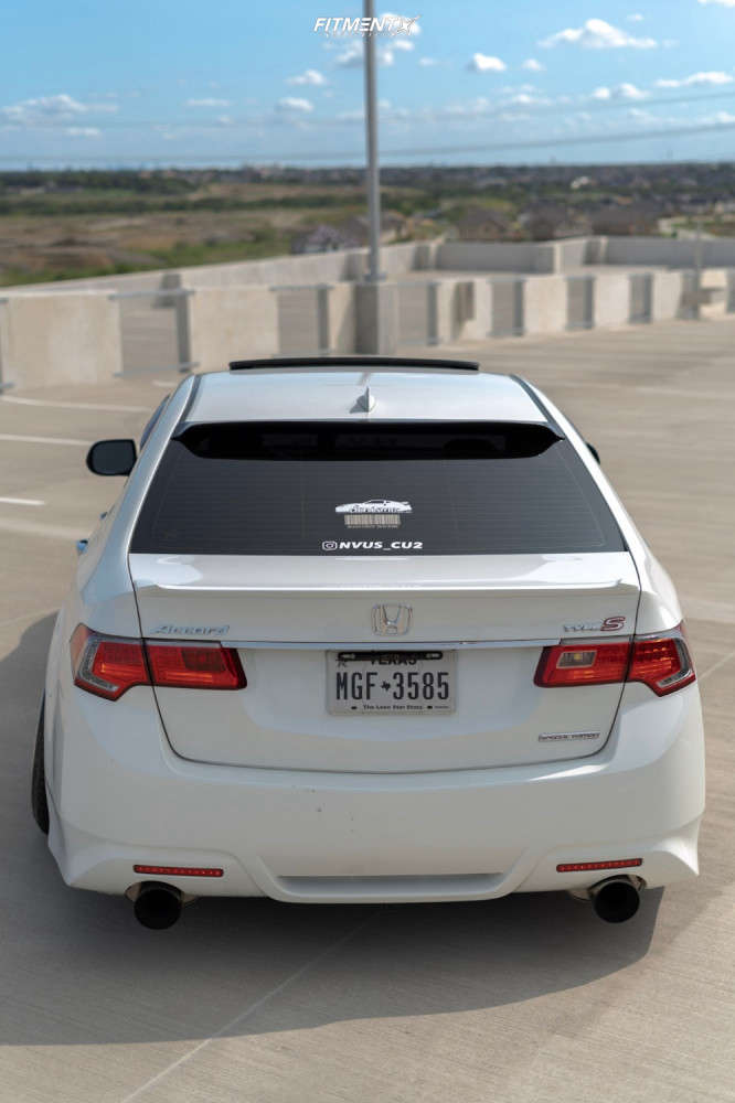 2014 Acura TSX Special Edition with 19x9.5 Work Vs Xx and Delinte ...