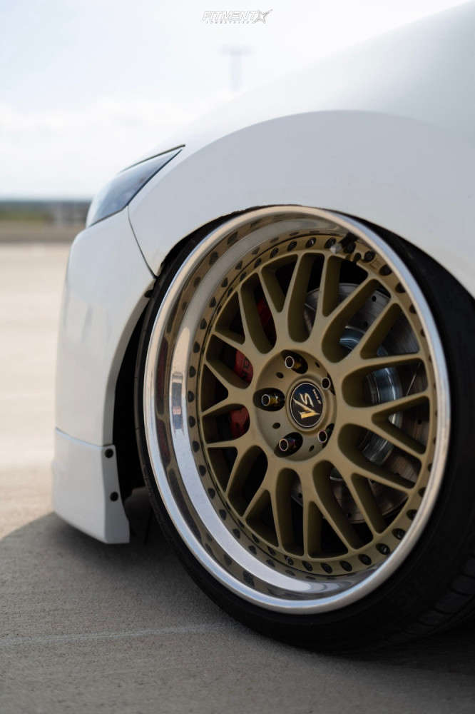 2014 Acura TSX Special Edition with 19x9.5 Work Vs Xx and Delinte ...