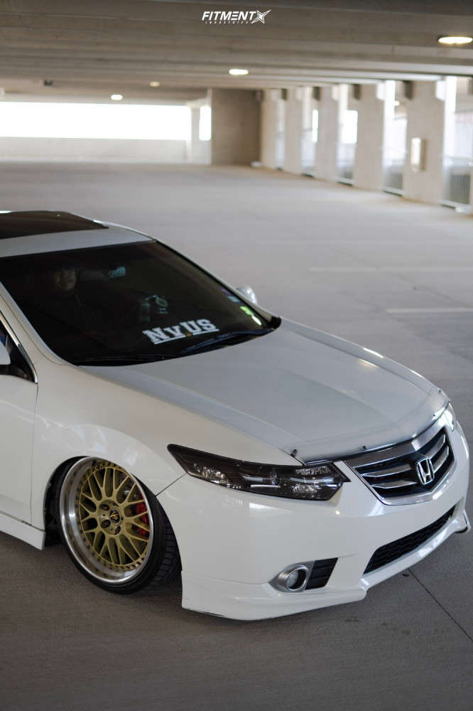 2014 Acura TSX Special Edition with 19x9.5 Work Vs Xx and Delinte ...