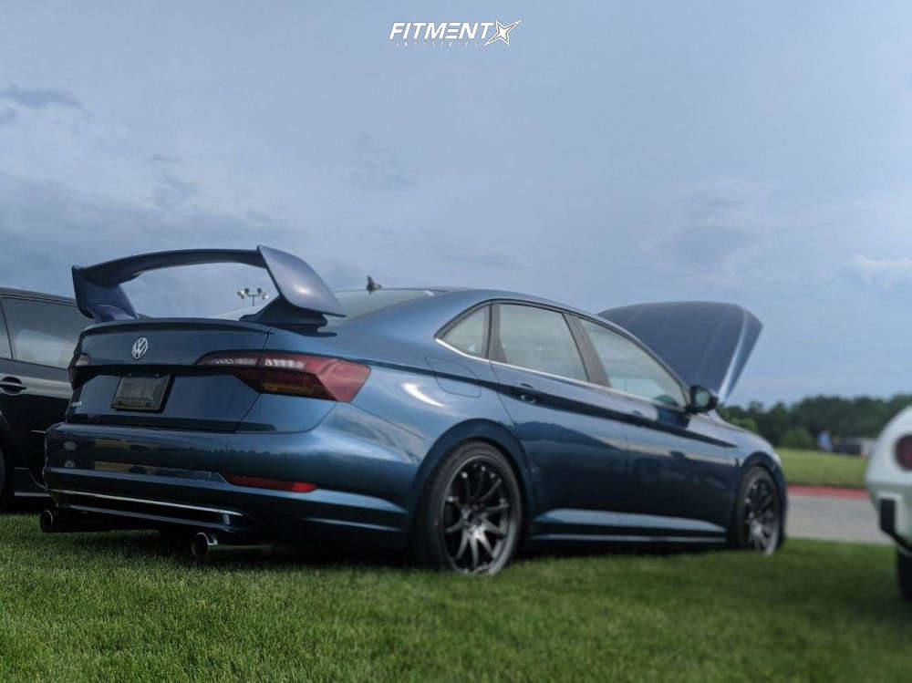 2019 Volkswagen Jetta S with 18x8.5 JNC Jnc006 and Velozza 225x40 on ...