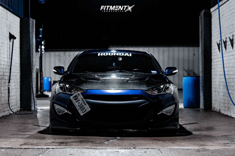 2016 Hyundai Genesis Coupe 3.8 R-Spec with 19x9.5 ESR Sr07 and Falken ...