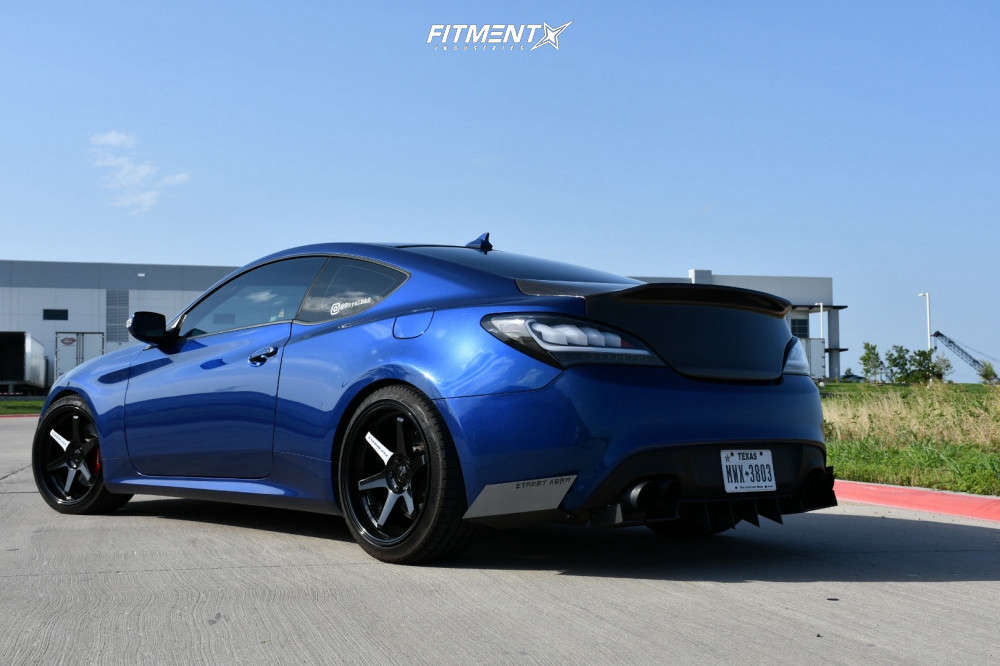 2016 Hyundai Genesis Coupe 3.8 R-Spec with 19x9.5 ESR Sr07 and Falken ...