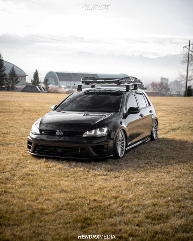 2017 Volkswagen Golf R Base with 19x8.5 Alzor 084 and Pirelli 235x35 on ...