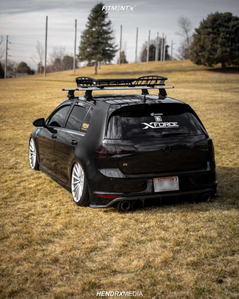 2017 Volkswagen Golf R Base with 19x8.5 Alzor 084 and Pirelli 235x35 on ...