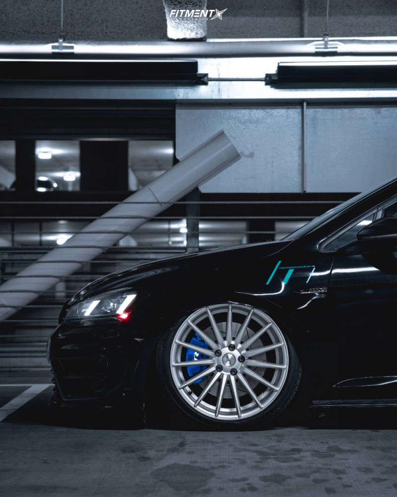 2017 Volkswagen Golf R Base with 19x8.5 Alzor 084 and Pirelli 235x35 on ...