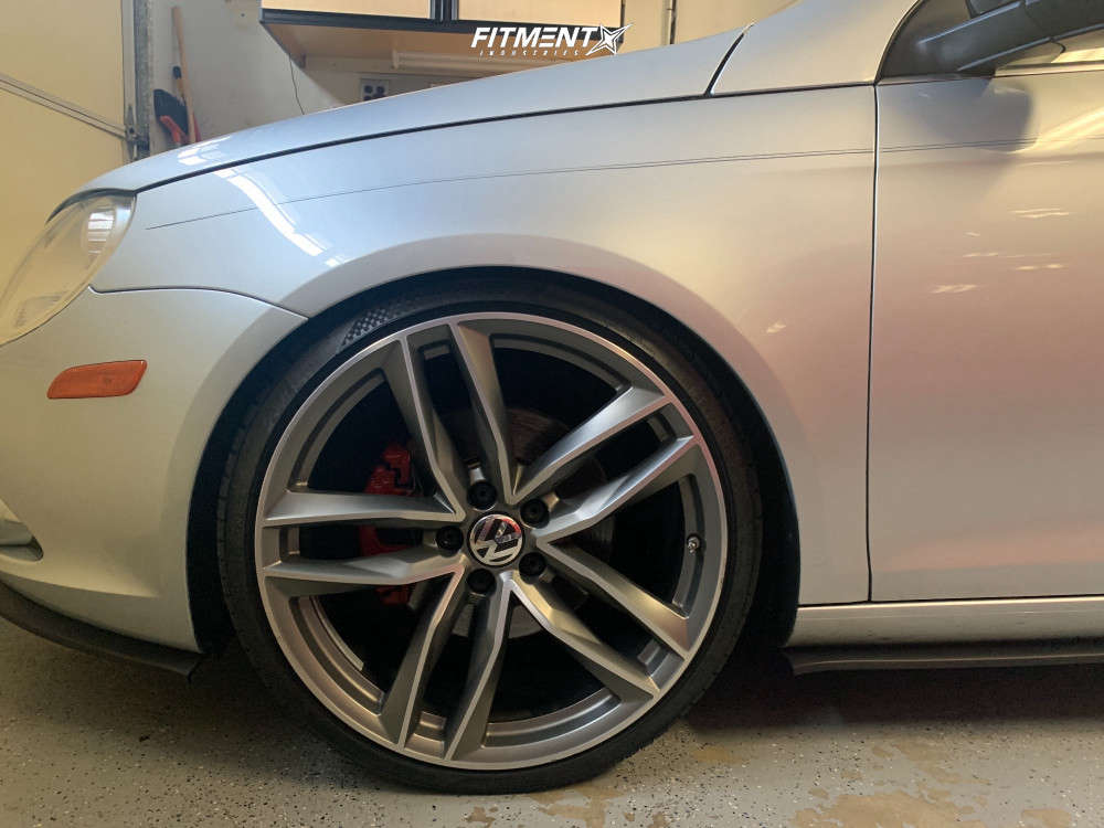 2008 Volkswagen Eos 2.0T with 20x8.5 OEM Wheels Rotors and Nankang ...