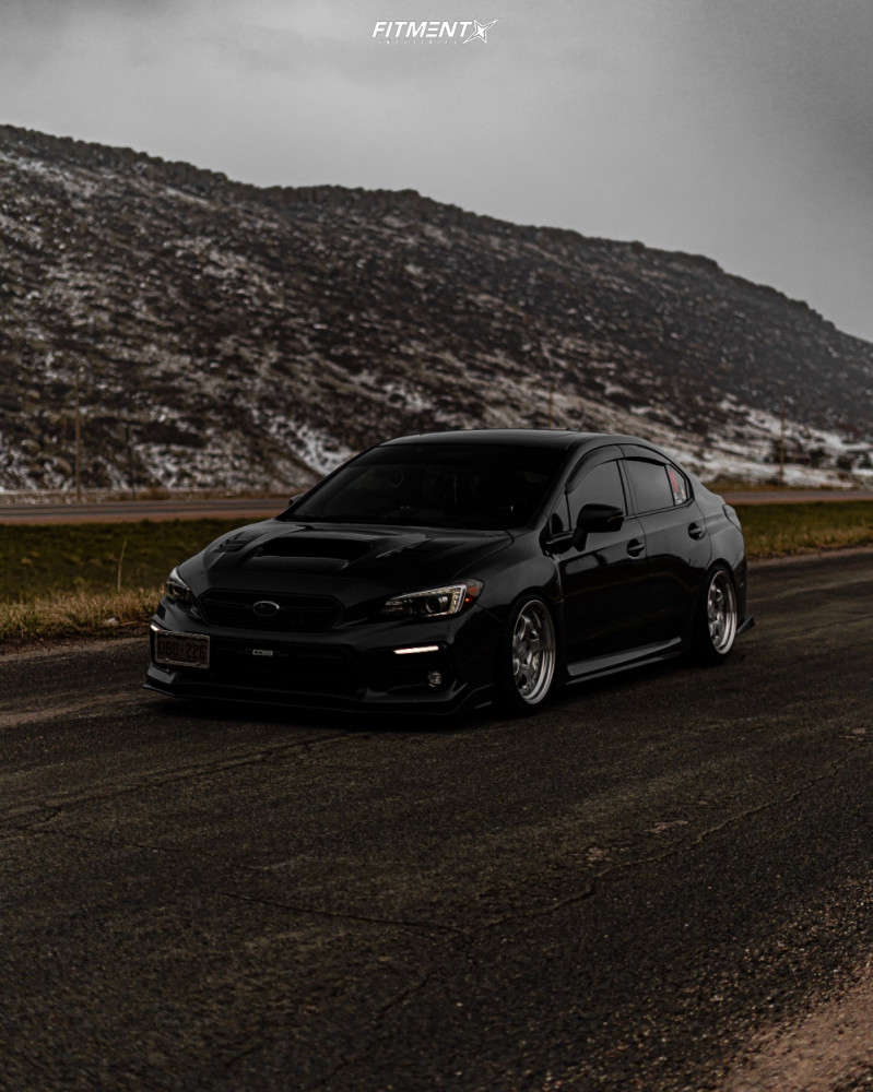 2018 Subaru WRX Limited with 18x9.5 ESR Sr06 and Nitto 235x40 on Air ...