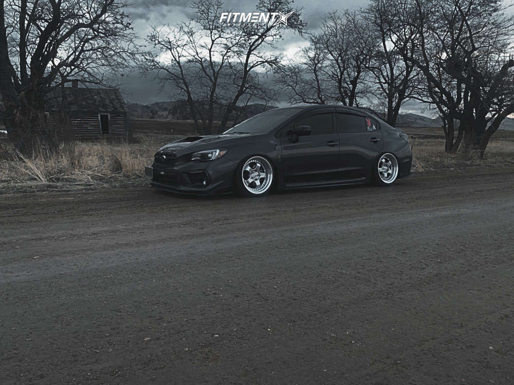 2018 Subaru WRX Limited with 18x9.5 ESR Sr06 and Nitto 235x40 on Air ...