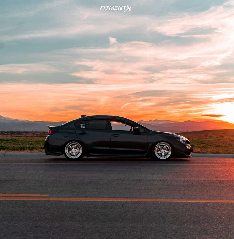 2018 Subaru WRX Limited with 18x9.5 ESR Sr06 and Nitto 235x40 on Air Suspension | 1547376 ...