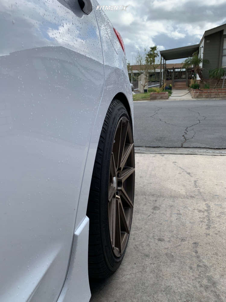 2017 Hyundai Elantra Sport with 18x8.5 F1R F27 and LeMans 225x40 on ...