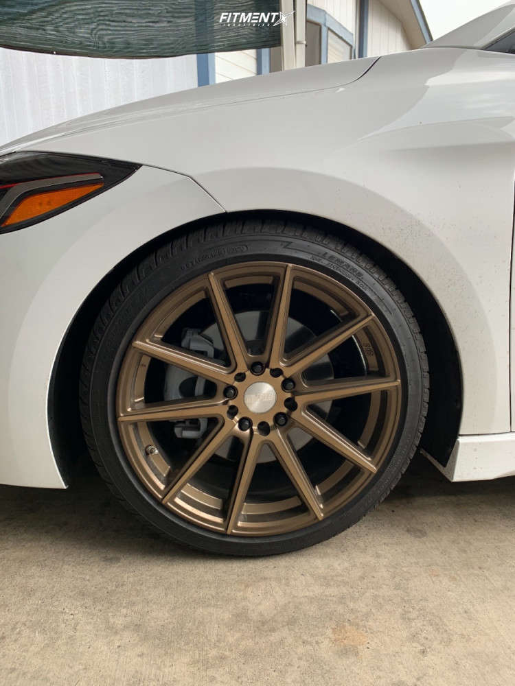 2017 Hyundai Elantra Sport with 18x8.5 F1R F27 and LeMans 225x40 on ...