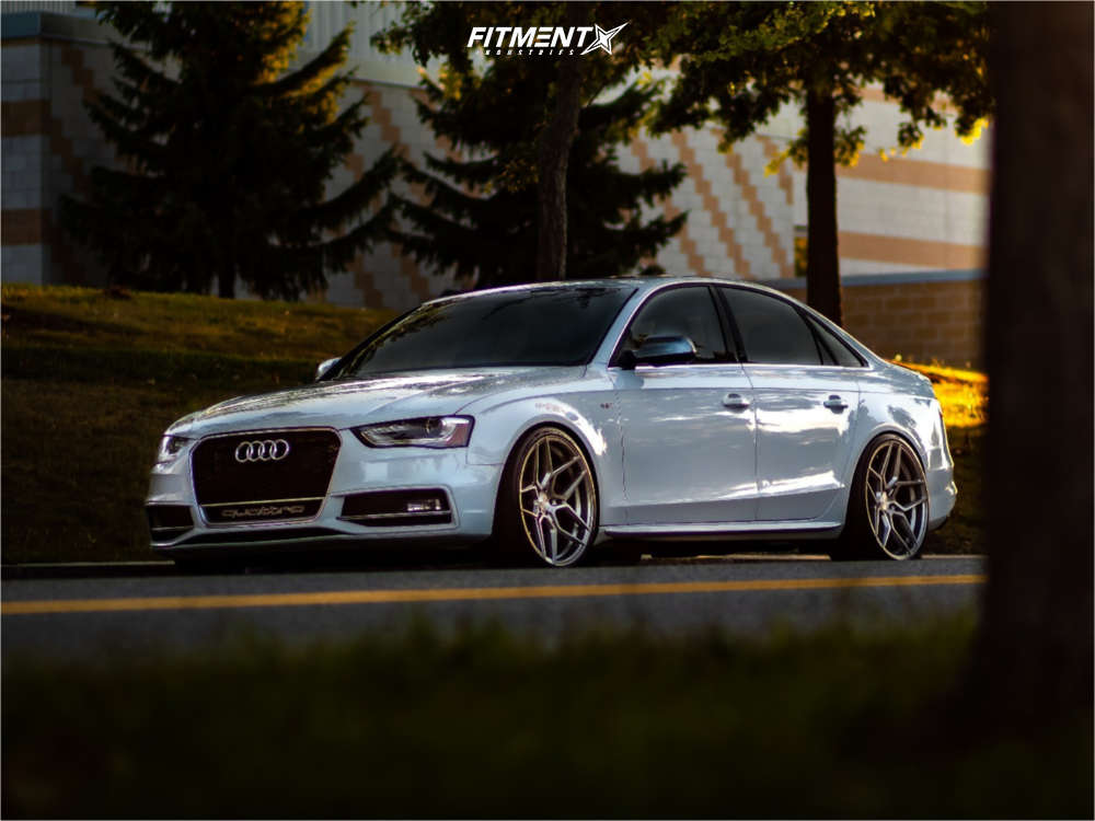 2013 Audi S4 Base with 20x10 Rohana Rfx11 and Hankook 255x30 on ...