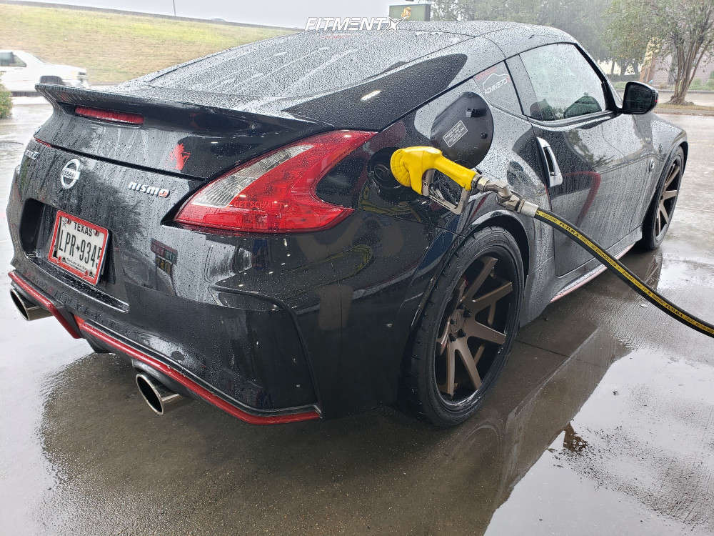 2016 Nissan 370Z Nismo with 20x9 Ferrada FR1 and Nitto 265x35 on Stock ...