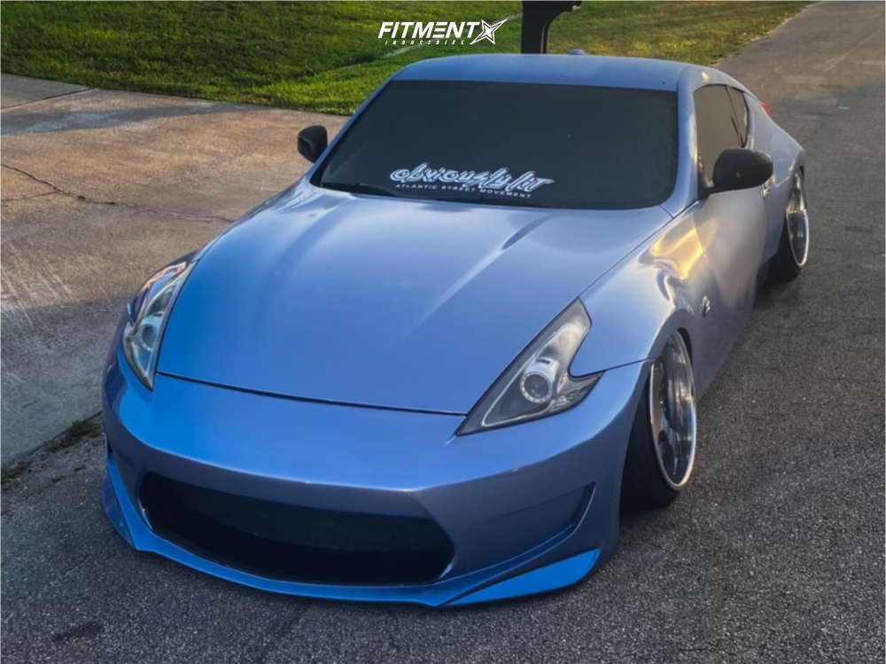 2012 Nissan 370Z Touring with 19x11 Weds Bazreia and Achilles 235x35 on ...