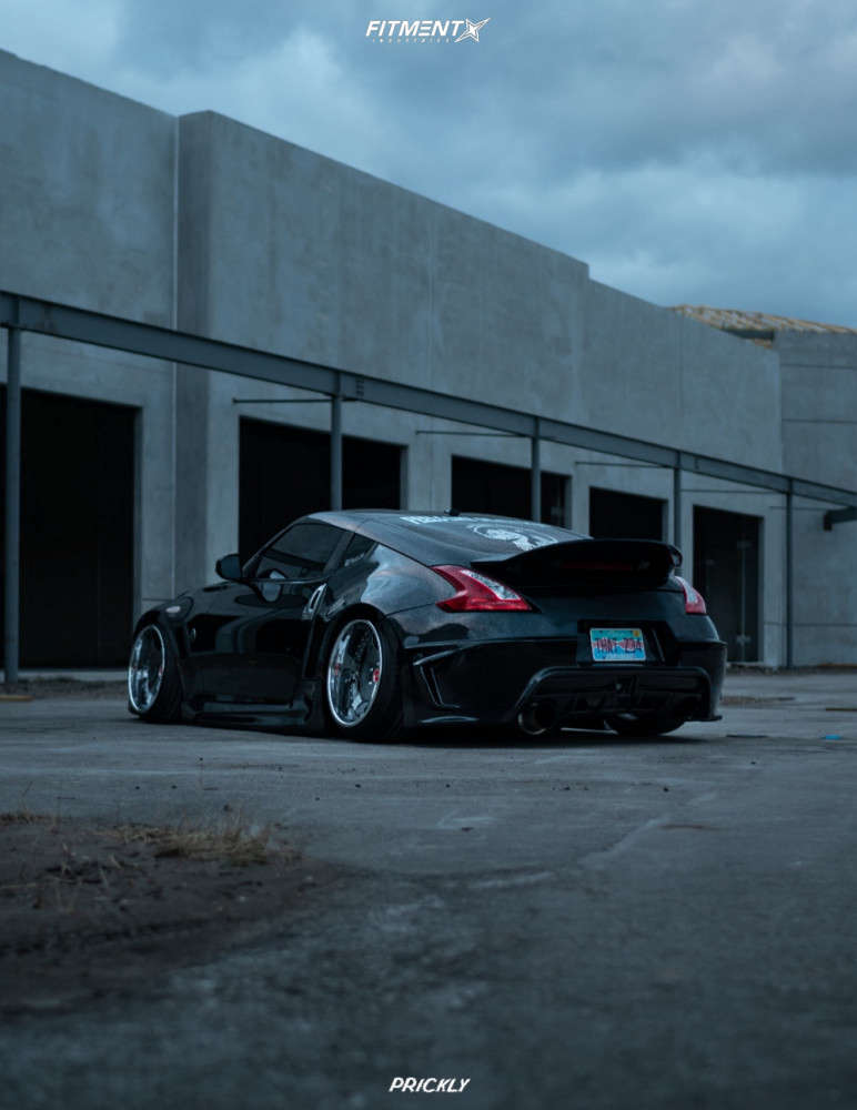 2012 Nissan 370Z Touring with 19x11 Weds Bazreia and Achilles 235x35 on ...