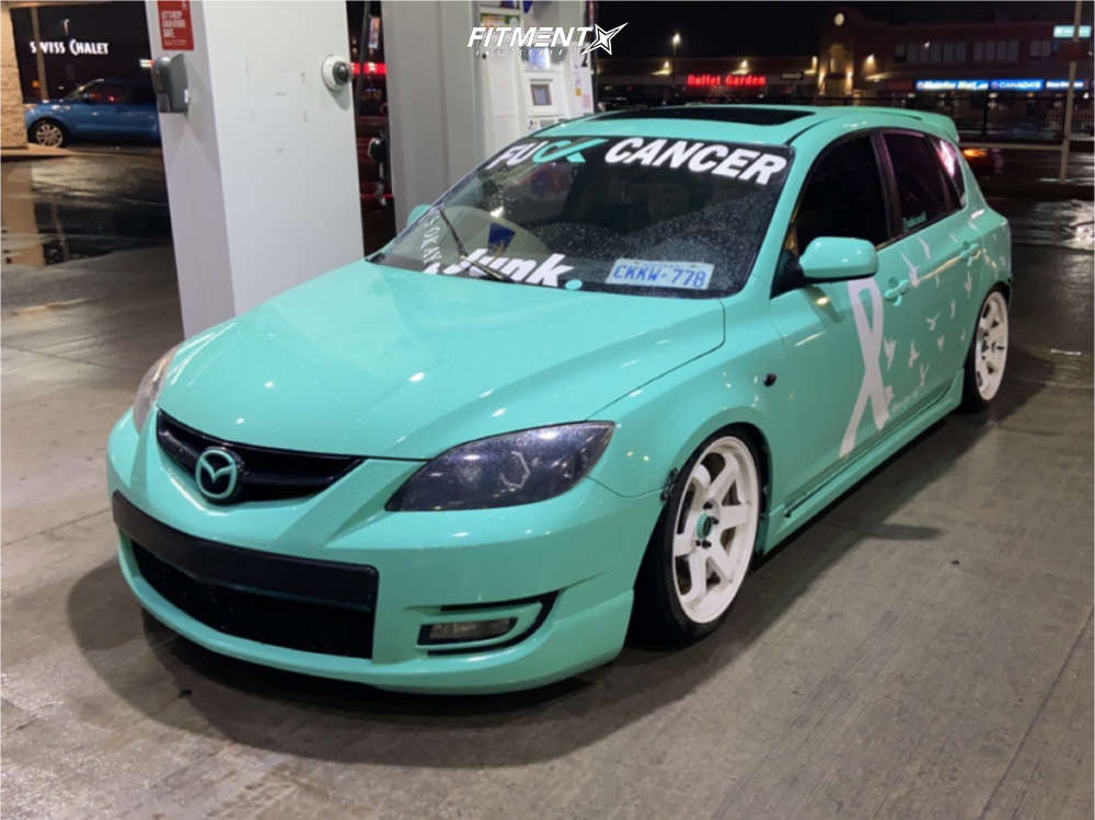 2008 Mazda MazdaSpeed3 Base with 18x8 Volk Te37 and Toyo Tires 215x40 ...