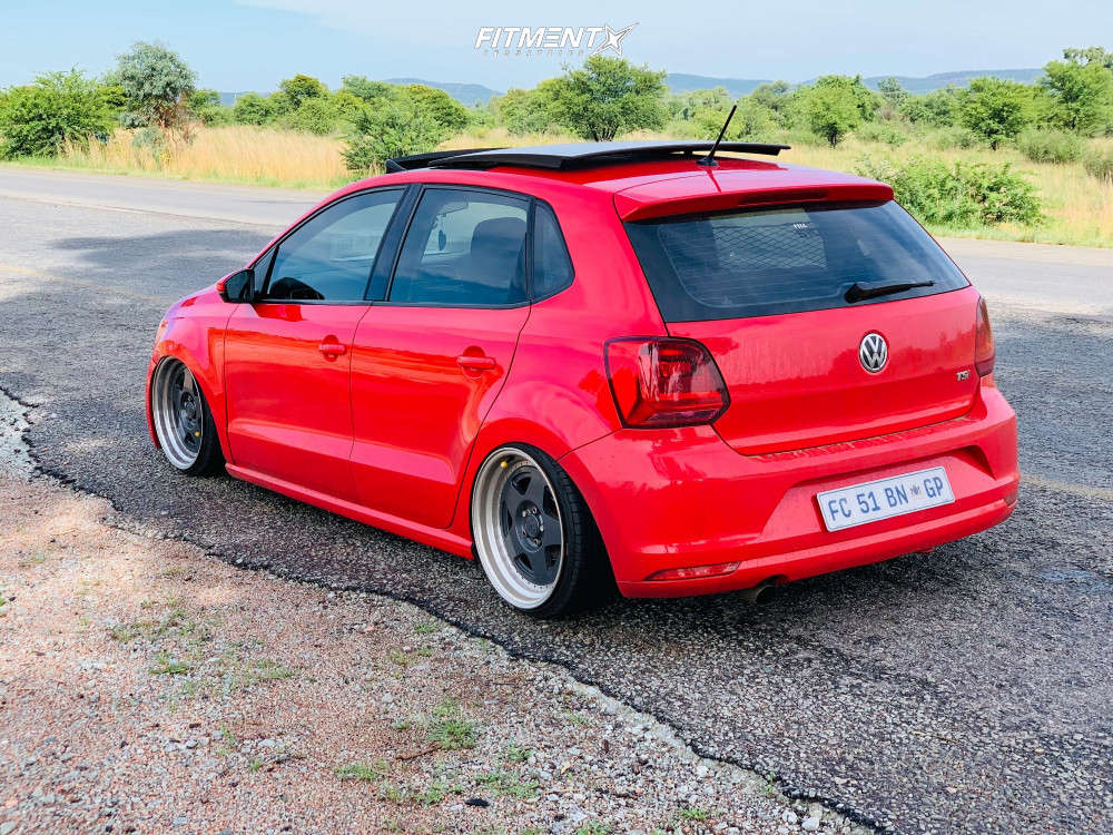 2015 Volkswagen Polo Base with 17x8.5 Fifteen52 Tarmac 348 and Landsail ...