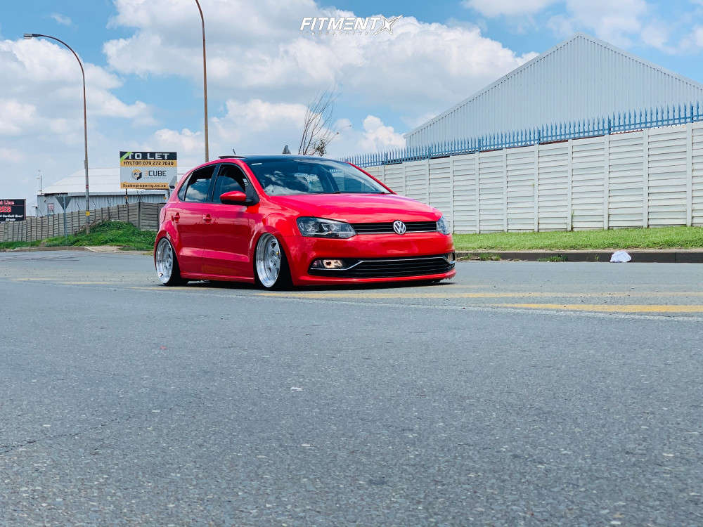 2015 Volkswagen Polo Base with 17x8.5 Fifteen52 Tarmac 348 and Landsail ...