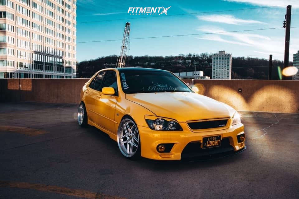 2001 Lexus IS300 Base with 19x9.5 ESR Cs15 and Achilles 225x35 on ...