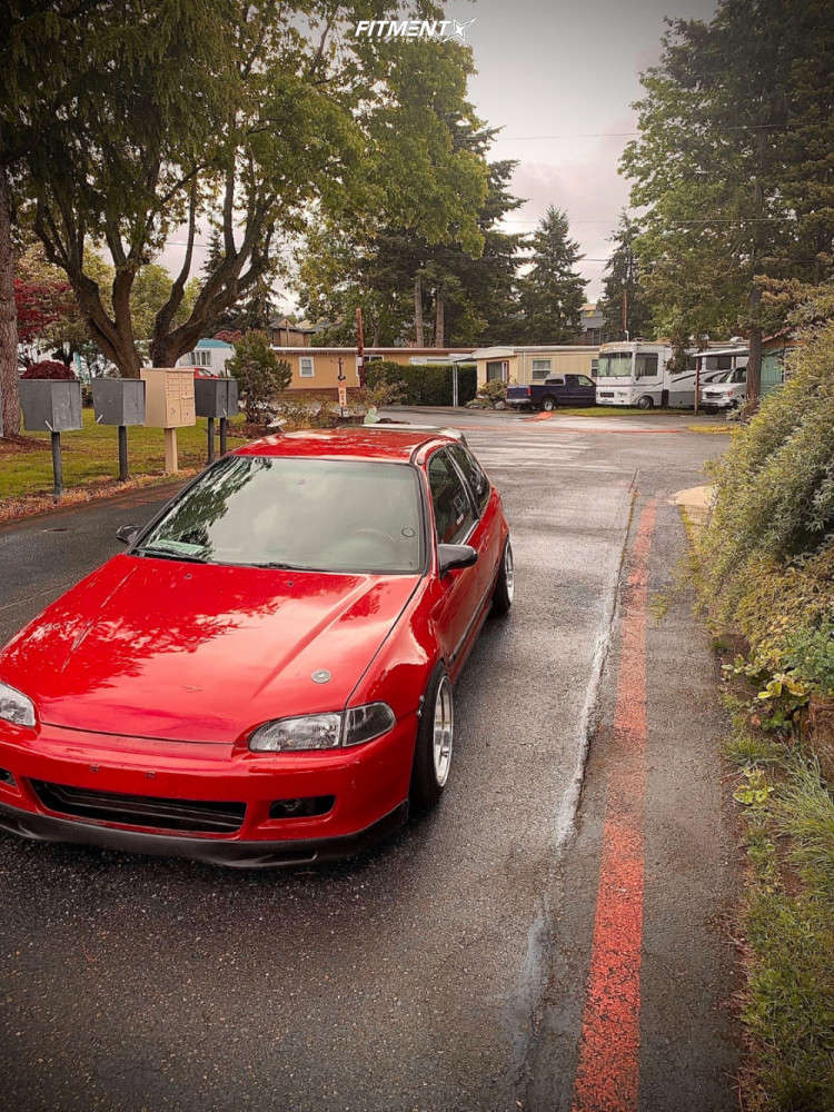 1994 Honda Civic CX with 15x8 STR 512 and Toyo Tires 195x45 on ...