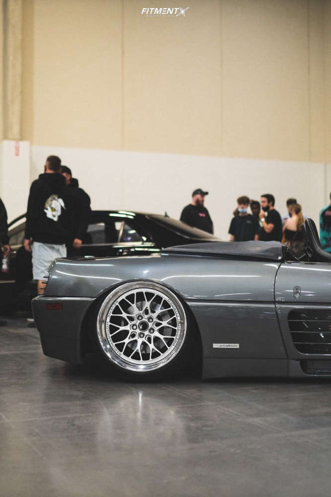 1994 Ferrari 348 Spider Base with 18x8.5 SevenK Inzo and Federal 205x40 ...