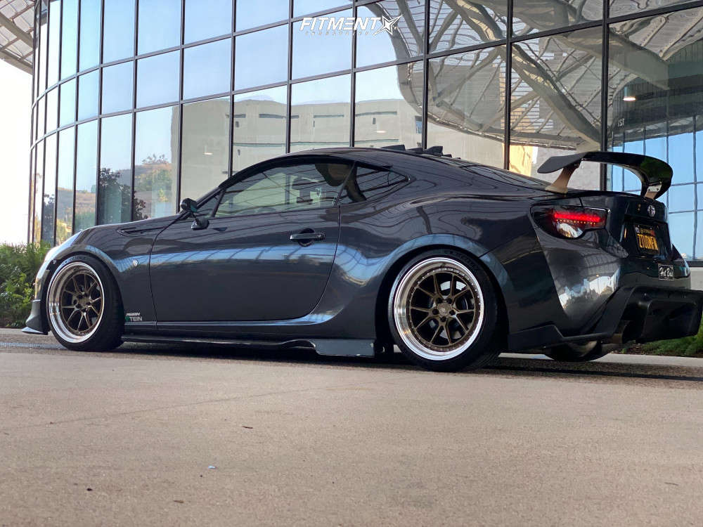 2017 Toyota 86 Base with 18x9.5 Aodhan Ds08 and Michelin 245x35 on ...