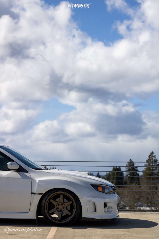 2012 Subaru WRX Base with 18x9.5 ESR Sr07 and Falken 225x40 on ...