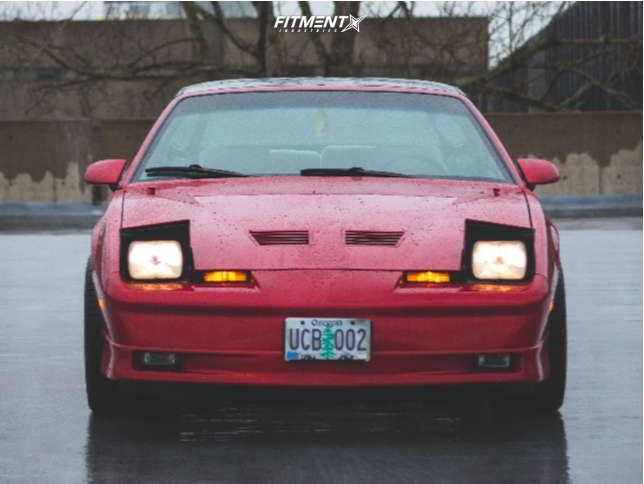 1986 Pontiac Firebird Trans Am with 18x9.5 ESR Sr01 and Michelin 265x35 ...