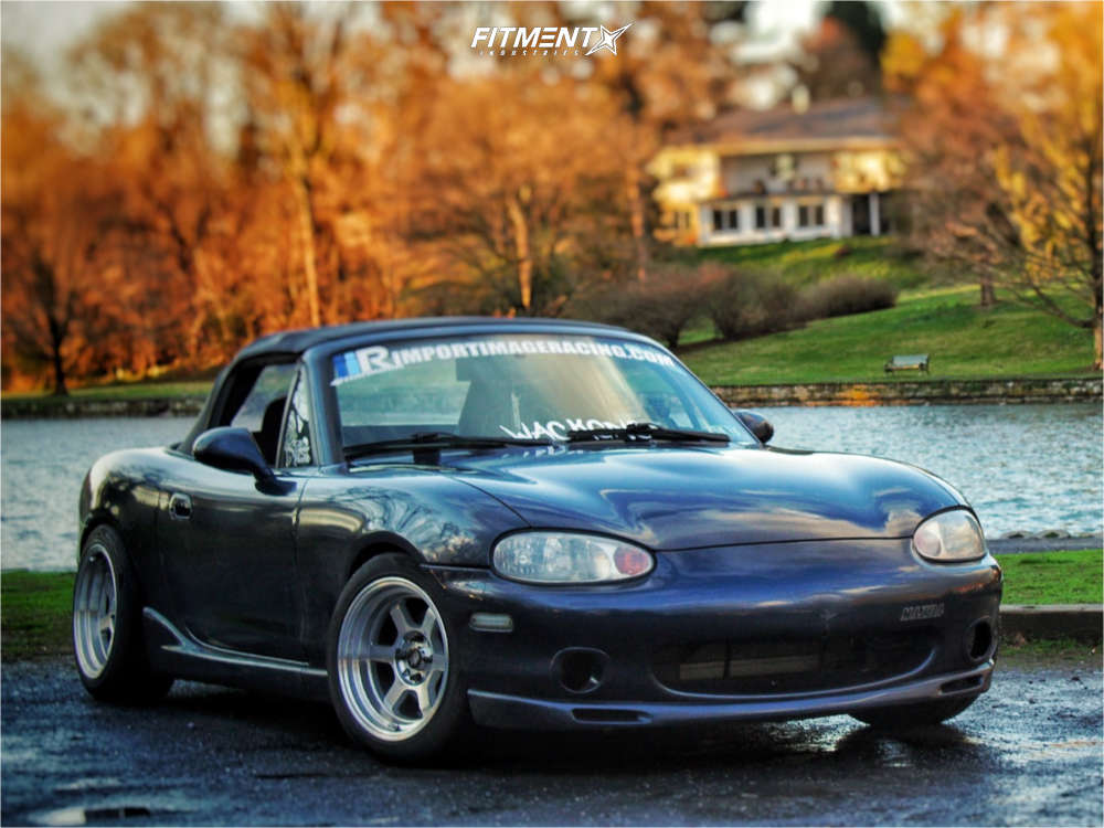 2000 Mazda Miata Base with 15x8 MST Time Attack and Hankook 195x50 on ...