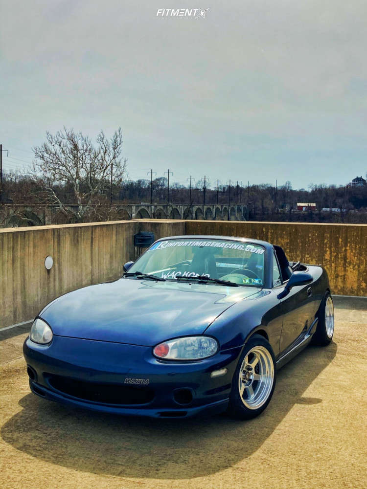 2000 Mazda Miata Base with 15x8 MST Time Attack and Hankook 195x50 on ...
