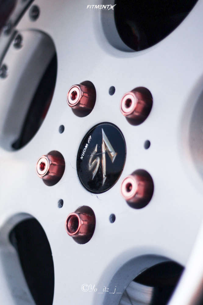 2004 Nissan 350Z Touring with 17x11.5 Work Vs Sd and Nexen 235x45 on ...