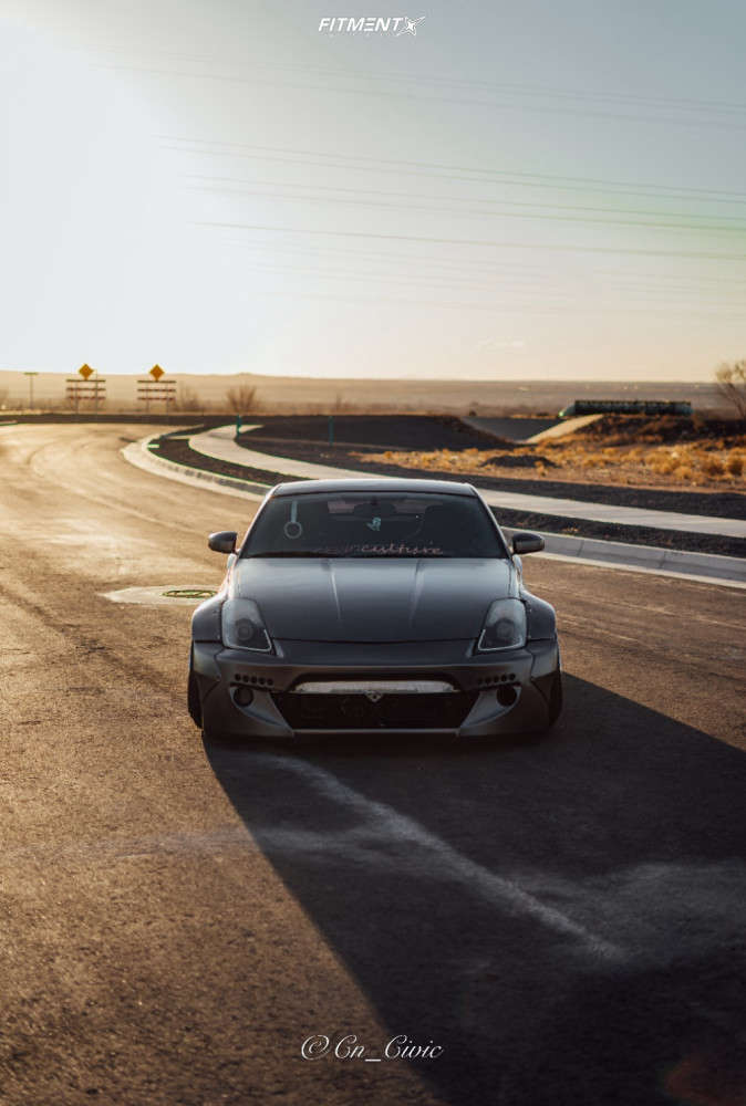 2004 Nissan 350Z Touring with 17x11.5 Work Vs Sd and Nexen 235x45 on ...