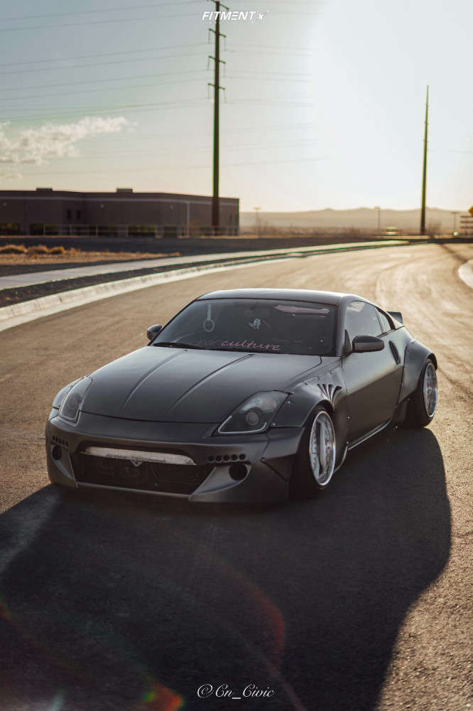 2004 Nissan 350Z Touring with 17x11.5 Work Vs Sd and Nexen 235x45 on ...