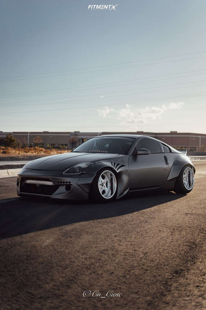 2004 Nissan 350Z Touring with 17x11.5 Work Vs Sd and Nexen 235x45 on ...