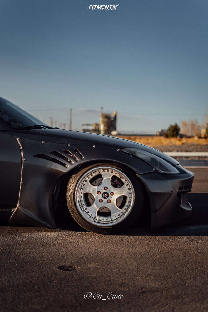 2004 Nissan 350Z Touring with 17x11.5 Work Vs Sd and Nexen 235x45 on ...