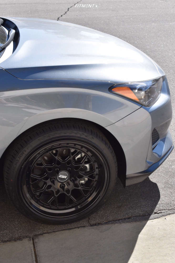 2019 Hyundai Veloster Turbo Ultimate with 18x9.5 ESR Cs3 and Black Lion ...