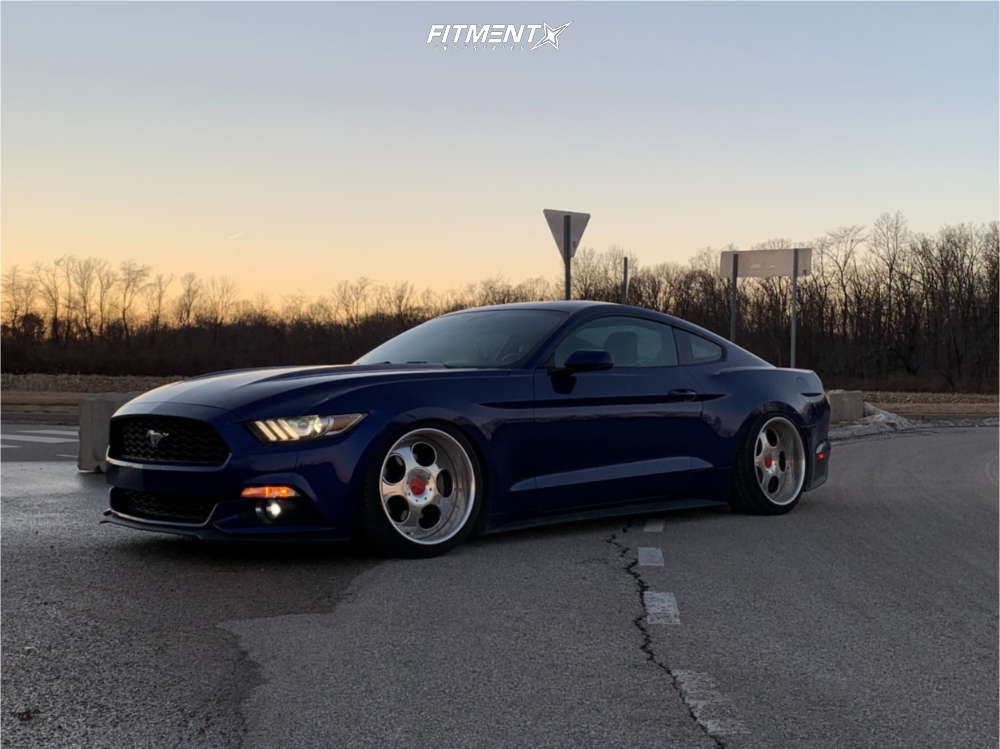 2015 Ford Mustang EcoBoost Premium with 19x10.25 SSR Vienna Shalk and ...