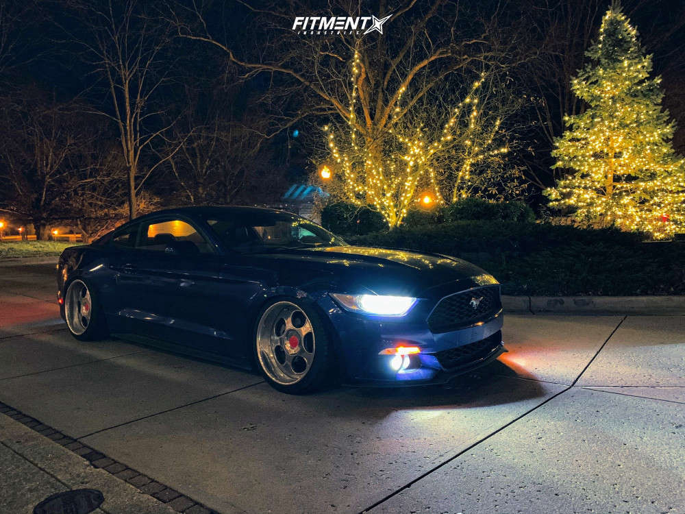 2015 Ford Mustang EcoBoost Premium with 19x10.25 SSR Vienna Shalk and ...