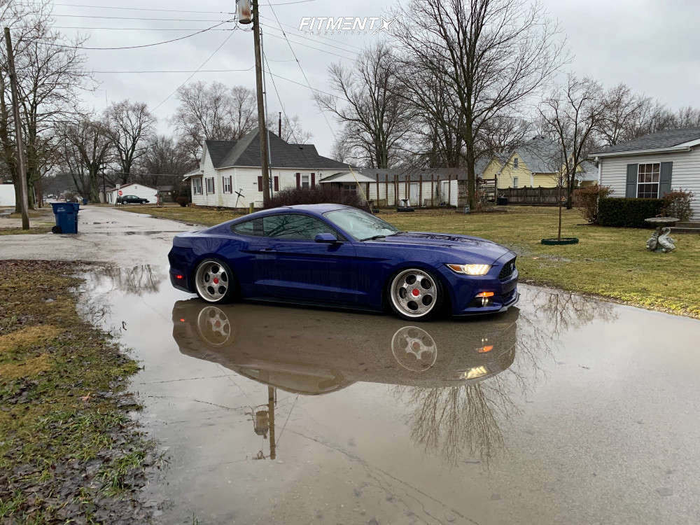 2015 Ford Mustang EcoBoost Premium with 19x10.25 SSR Vienna Shalk and ...