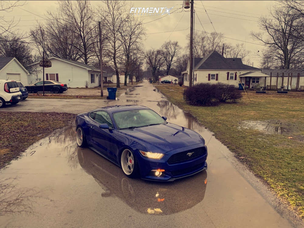 2015 Ford Mustang EcoBoost Premium with 19x10.25 SSR Vienna Shalk and ...